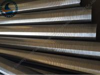 China Durable Wedge Wire Mesh For Food / Chemical / Petrochemical / Paper for sale
