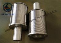 China 316L Grade Johnson Screen Filter , Stainless Steel Water Nozzle Long Service Life for sale