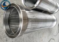 China Energy Saving Profile Wire Coutinuous Slot Screen For Wastewater Filter for sale