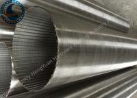 China Filtration System Wedge Wire Mesh High Strength 400mmX1000mmX100 Micron for sale