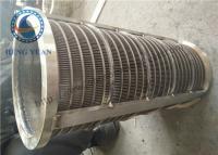 China Safety Rotary Screen Drum For Animal Manure Treatment 0.85mm Slot Size for sale