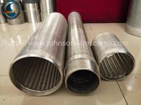 China High Effective Johnson Wedge Wire Screens Non Magnetic Stainless Steel Material for sale