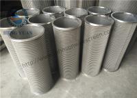 China 304 Grade Wire Cylinder Basket , Water Treatment Rotating Drum Screen for sale