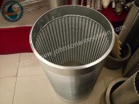 China Full Welded Johnson Wedge Wire Screens Large Open Area Simple Structure for sale