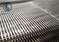 China 304 Stainless Steel Wedge Wire Screen , Vibrating Screen Panels Long Lifespan for sale