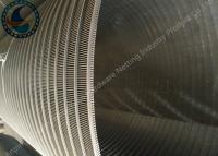 China Non Clogging Wedge Wire Screen Panels For Waste Water Long Service Life for sale