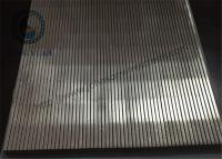China Good Heat Dissipation Wedge Wire Screen Panels For Water Process / Fluid Treatment for sale