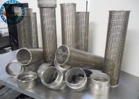 China Water Treatment Stainless Steel 304 Well Screen , Wedge Wire Screen Cylinders for sale