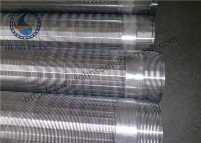 China High Precision Wedge Wire Sieve Filters , Wedge Wire Mesh For Coal / Mine for sale