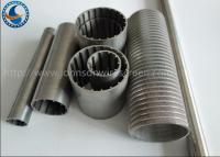 China Stainless Steel 304 Wire Wrapped Screen V Shape High Abreaction Resistance for sale