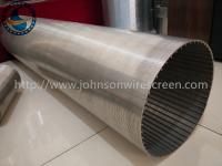 China Rod Based Tubular Wire Wrapped Screen For Food Processors Stainless Steel Material for sale
