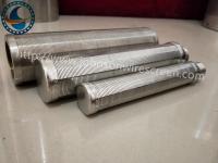China High Filtration Precision Wire Wrapped Screen For Mining / Food Industry for sale