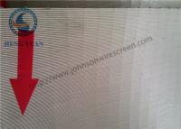 China Stainless Steel 316 Parabolic Screen Filter Panel For Aquaculture 500mm Length for sale