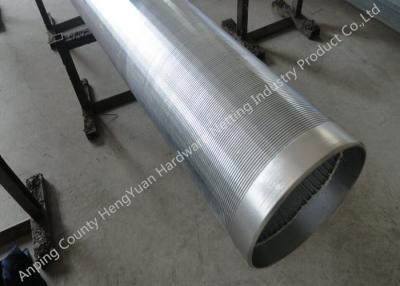 China Stainless Steel Filter Wedge Johnson Wire Screen , Deep Well Water Pipes for sale