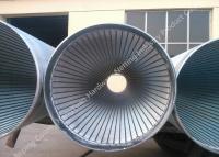 China Stainless Steel Filter Wedge Johnson Wire Screen , Deep Well Water Pipes for sale