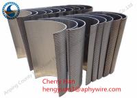 China Curved Wedge Wire Screen Plate Filter for sale