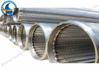 China Vee-Shaped Wire Johnson Wire Wrapped Screen Used In Water And Oil Wells for sale