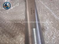 China Pure Round Wedge Wire Screen 50 Mm Diameter 0.4 mm Slot Non-Clogging for sale