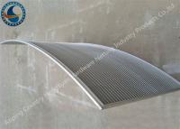China 0.25mm Slot Opening Stainless Steel Waste Water Parabolic Screen for sale