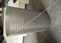 China Slotted Wedge Wire Screen Panels Formed Reverse Self - Clean Filter for sale