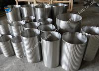China Reverse Support Rod Rotary Screen Drum Stainless Steel With Falt Iron for sale
