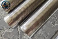 China Stainless Steel 316L 0.5mm Slot Wedge Wire Oil Screen Pipe 2-7/8