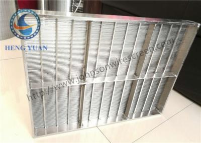 China Professional Wedge Wire Screen Panels V Shape For Sieving Industry for sale