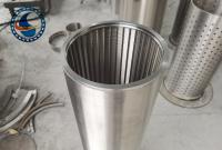 China SS304 Vee Shaped Profile Wire Wedge Wire Screen Filter Pipe for sale