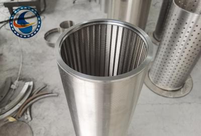 China SS304 Vee Shaped Profile Wire Wedge Wire Screen Filter Pipe for sale
