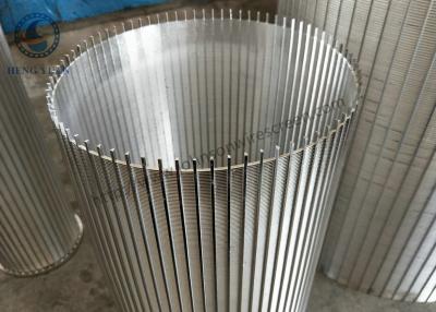 China 304 Grade Johnson Screen Filter Basket , Water Treatment Wire Mesh Drum for sale