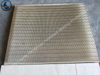 China Customized Stainless Steel Welded Wedge Wire Screen For Gas / Solid Filtration for sale
