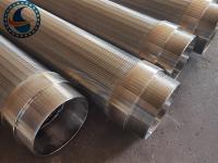 China SS304L 168mm Johnson VEE-WIRE Water Well Screen Pipe for sale