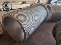 China SS304 Reverse Wedge Wire Rotary Screen Filter 800mm x 1500mm for sale