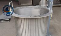China SS304 Wedge Wire Rotary Screen Drum Filter 750x1100mm for sale