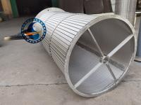 China SS304 Wedge Wire Rotary Screen Drum Filter 750x1100mm for sale