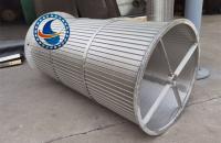 China SS304 Wedge Wire Rotary Screen Drum Filter 750x1100mm for sale