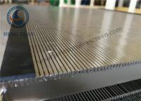 China Professional Wedge Wire Screen Panels For Coal Washer 0.5mm Slot Size for sale