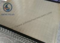 China Johnson Wedge Wire Screen Panels 486 Width 36mm Thickness Customezied for sale