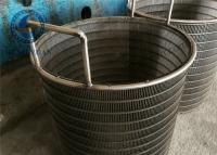 China 304 Grade Wire Cylinder Basket , Water Treatment Rotating Drum Screen for sale