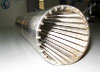 China Full Circle V Shape Wire Mesh Tube Stainless Steel Filter Element Non - Clogging for sale