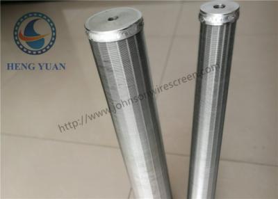 China Johnson Rotary Screen Drum Cone Shape Pipe Stainless Steel 316L Inside Filter for sale