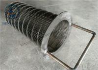 China SS Rotary Drum Screen Johnson Wedge Wire Screen Heat FITO Filter Cylinder for sale