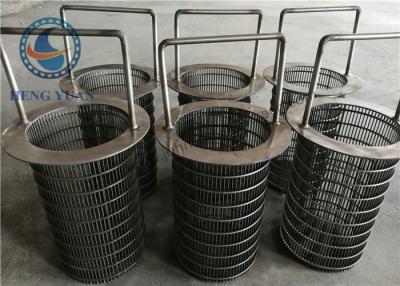 China SS Rotary Drum Screen Johnson Wedge Wire Screen Heat FITO Filter Cylinder for sale