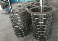 China Johnson V Wire Screen Drum Wedge Wire Sieve Filters ISO9000 Approved for sale