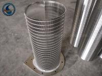 China Stainless Steel 316L Rotary Screen Drum Wire Strainer Basket 520 Mm Diameter for sale