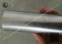China Stainless Steel Vee Profile Wire Screen / Vee Wire Wrapped Screen Tube for sale