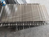 China High Precision 304 Stainless Sieve Screen , Wedge Wire Sheets 1.25mm Slot Size for sale