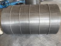 China Inner Diameter 1250mm Wire Mesh Drum Full Welded For Waste Water for sale