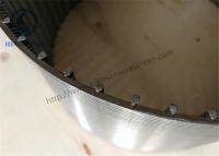 China SUS 304 Wound Johnson Profile Wire Wrap Screen Tube 5800mm Length for sale
