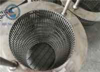 China Stainless Steel Professional Rotary Reverse Bake Flush Johnson Slot Screen Drum for sale